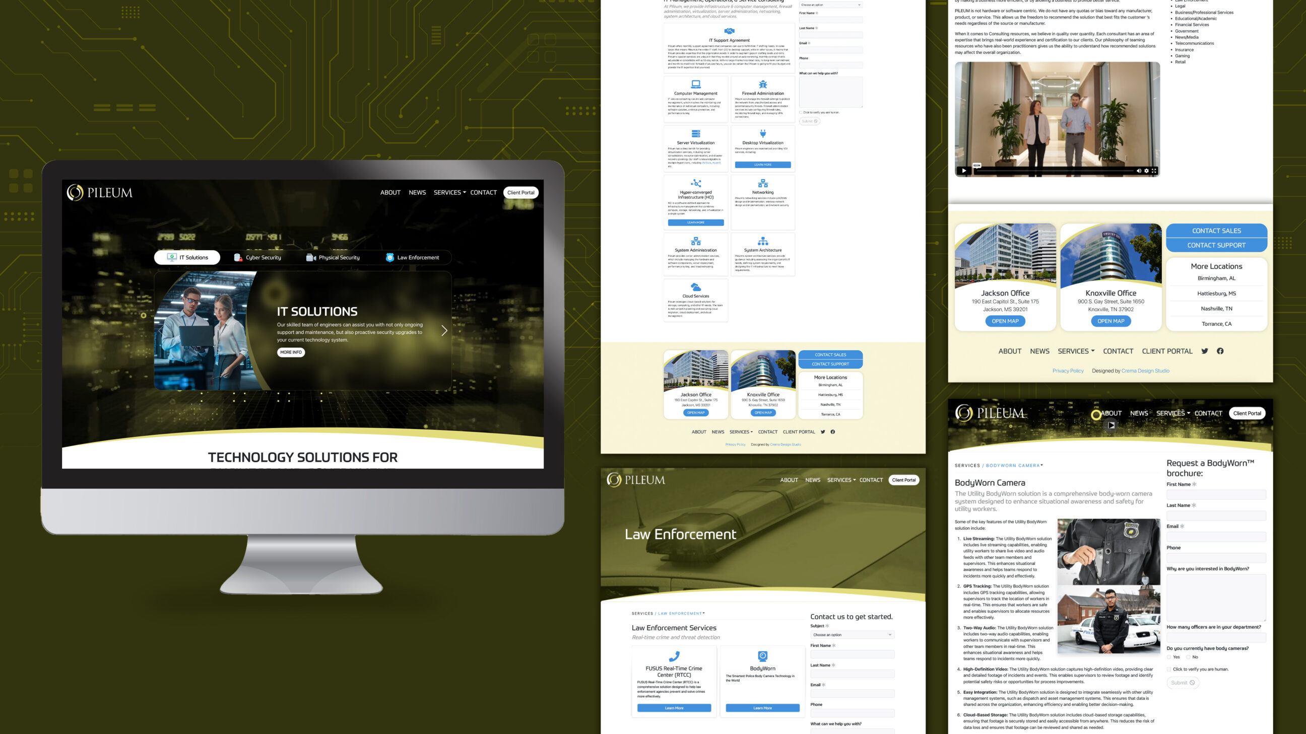 Crema Design Studio - Web Projects